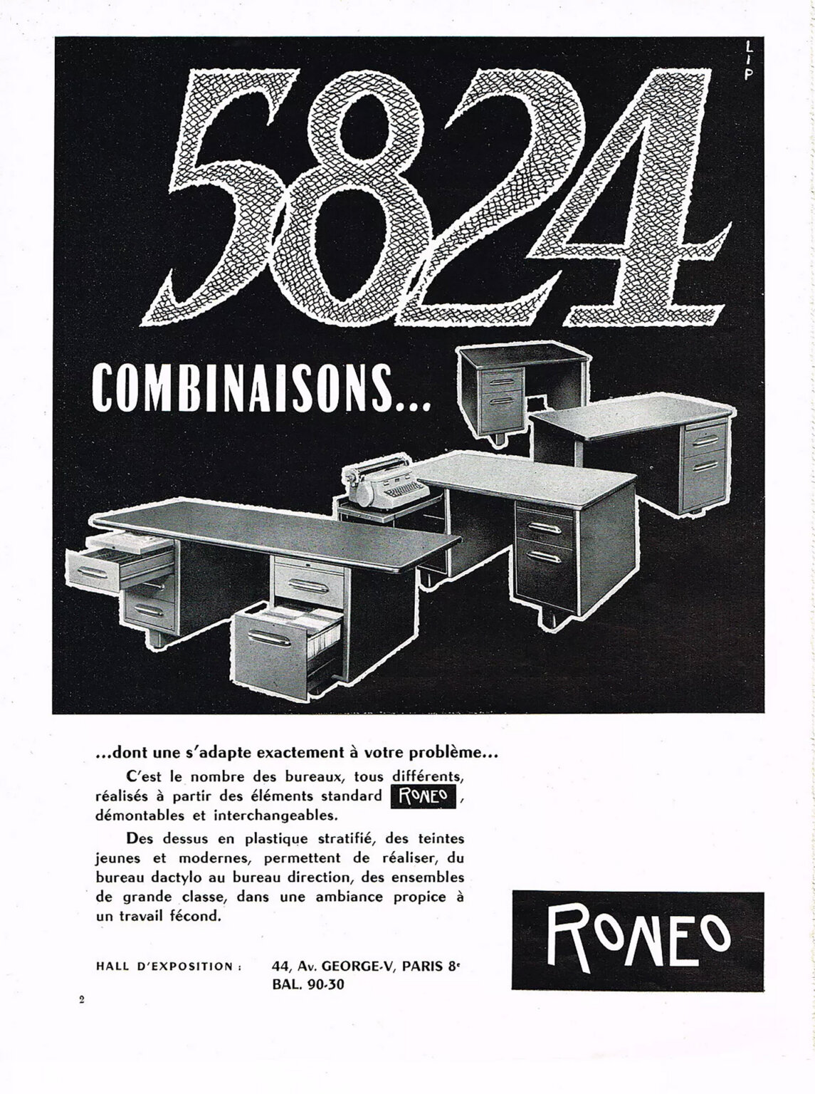 RONEO – Le mobilier de bureau depuis 1907